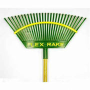 Lawn Rake 21" Poly Head 48" Wood Handle – Grow It All
